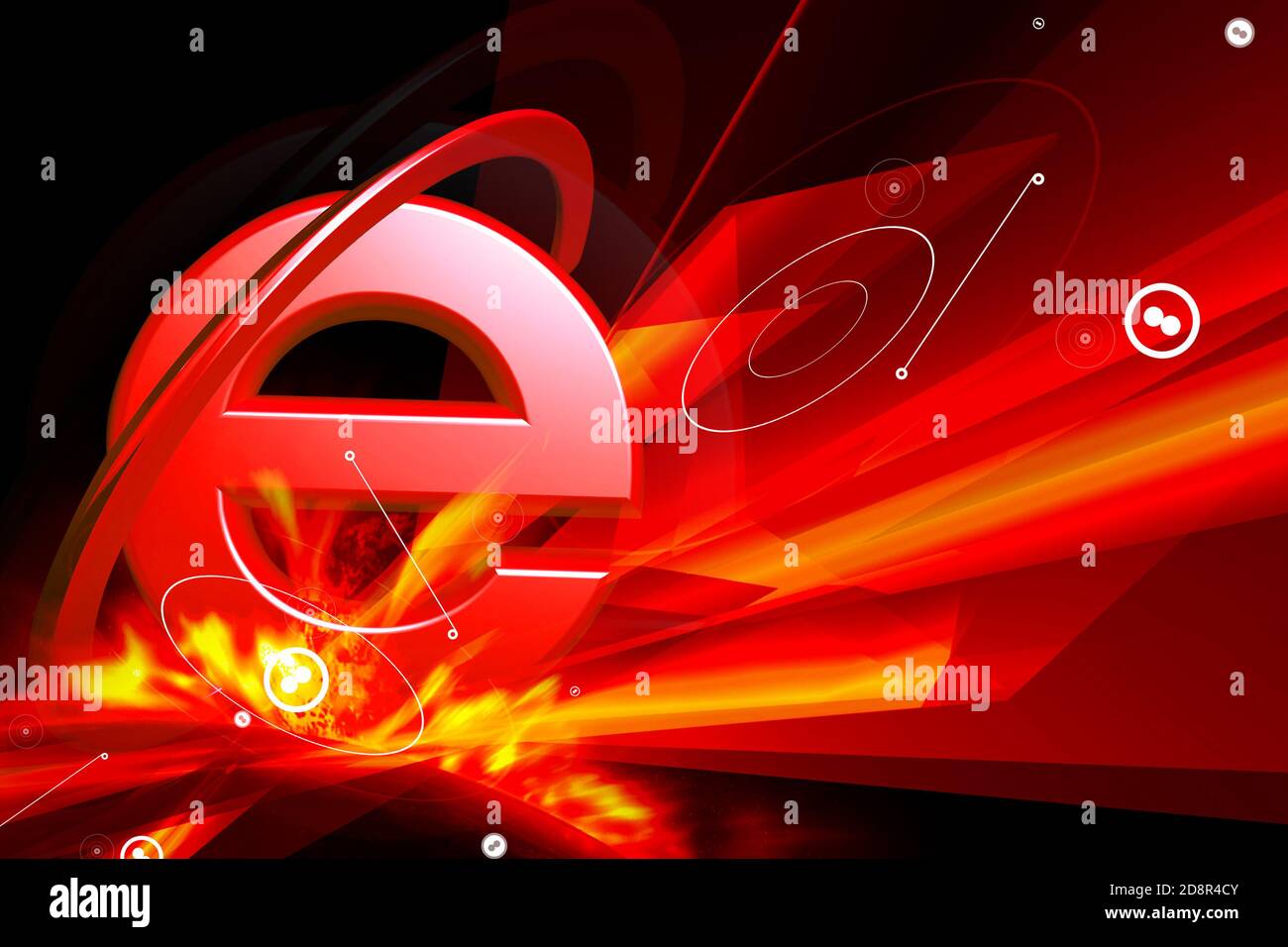 Digital illustration of explorer sign in color background Stock Photo ...