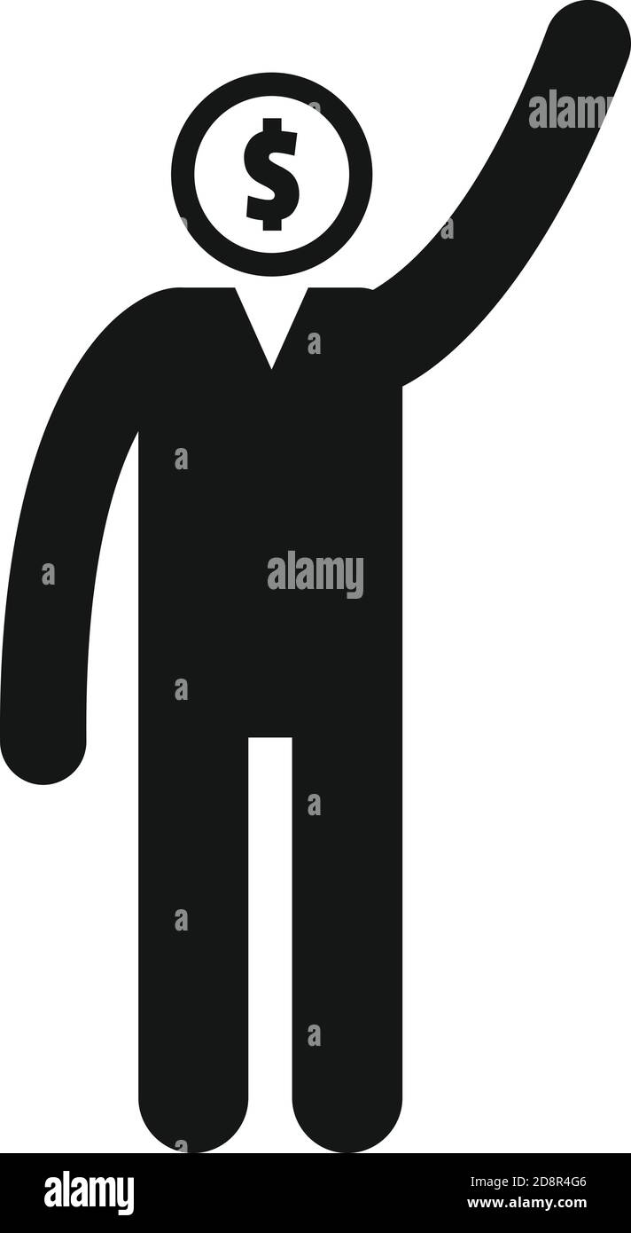 Business training graduation icon, simple style Stock Vector Image ...