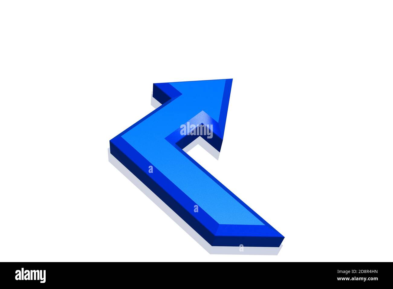 Highly rendering arrows in color background Stock Photo - Alamy