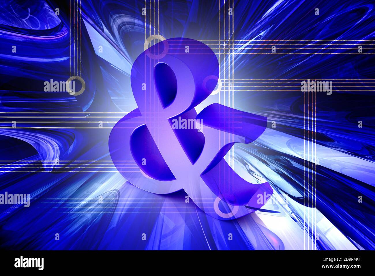 Digital illustration of Business sign in color background Stock Photo ...