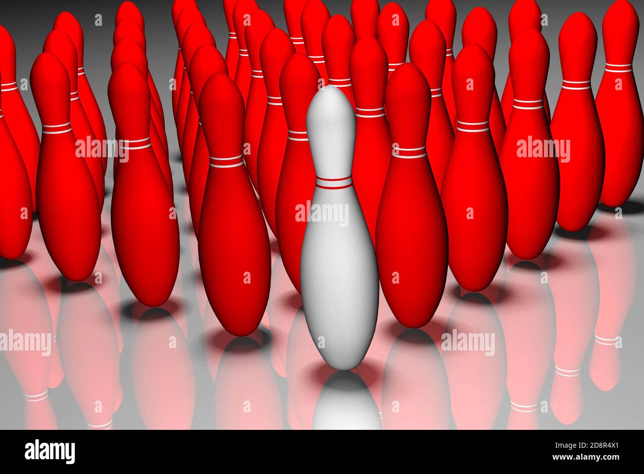 Bowling pins falling hi-res stock photography and images - Alamy