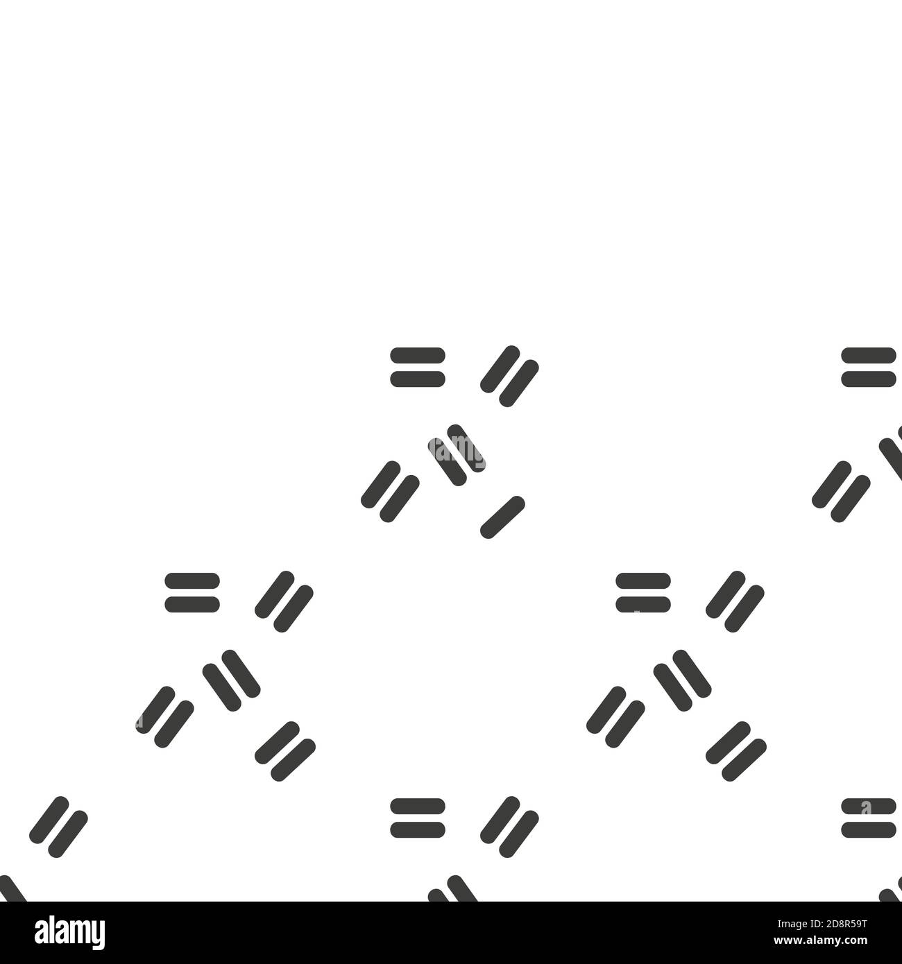 Seamless vector abstract pattern. Black and white chaotic lines ...