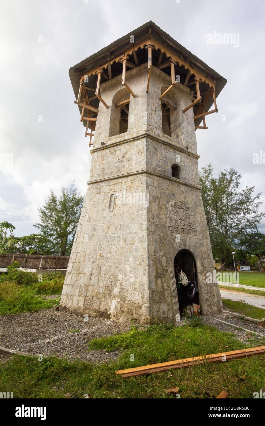 The heritage tower of Dauis in Bohol, Philippines Stock Photo - Alamy