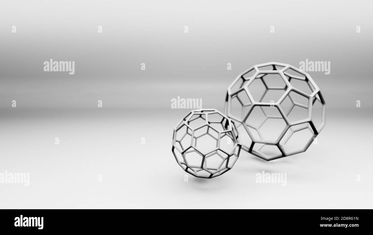 Buckminsterfullerene C60 Molecule High Resolution Stock Photography and ...