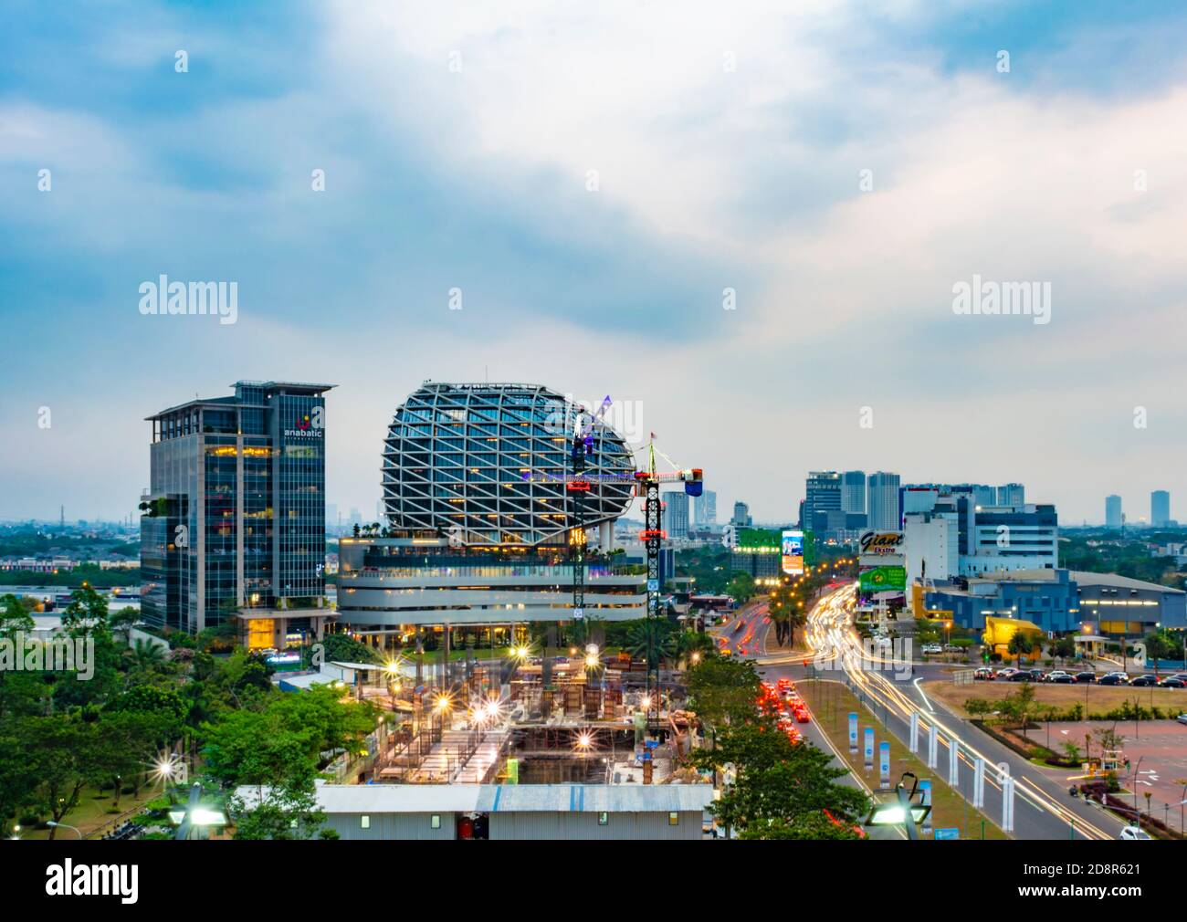 Tangerang, Indonesia - 26th Sep 2019: The scene at Gading Serpong ...