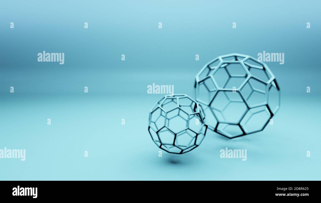 Buckminsterfullerene C60 Molecule High Resolution Stock Photography and ...