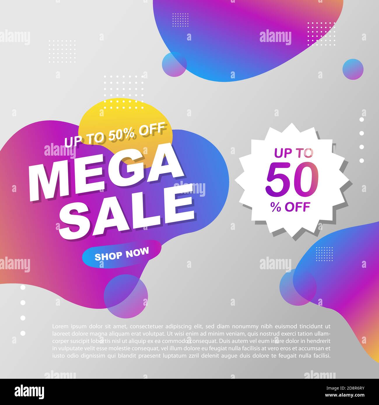 Mega Sale Promotion Banner template Design Super sale special offer ...
