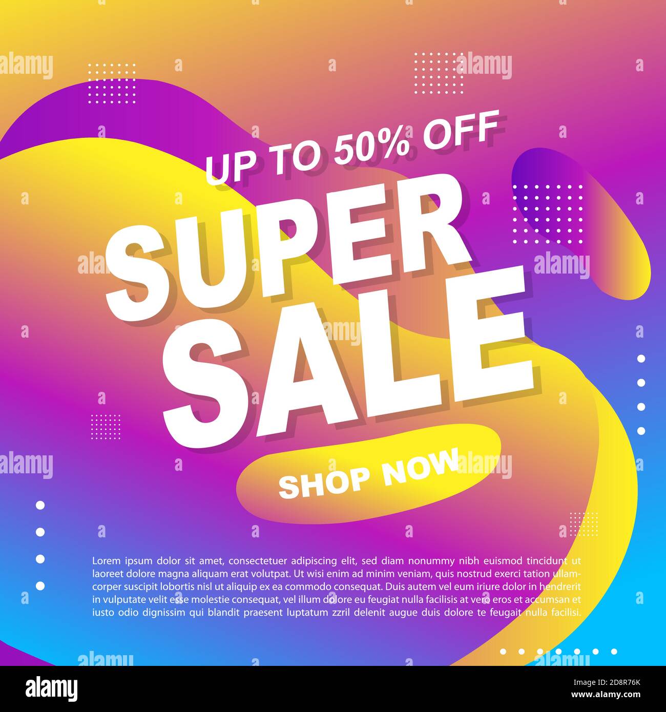 Mega Sale Promotion Banner template Design Super sale special offer ...