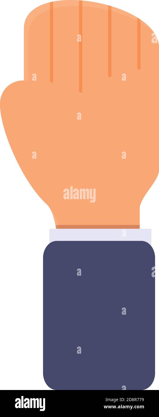 Auction bid hand icon. Cartoon of auction bid hand vector icon for web ...