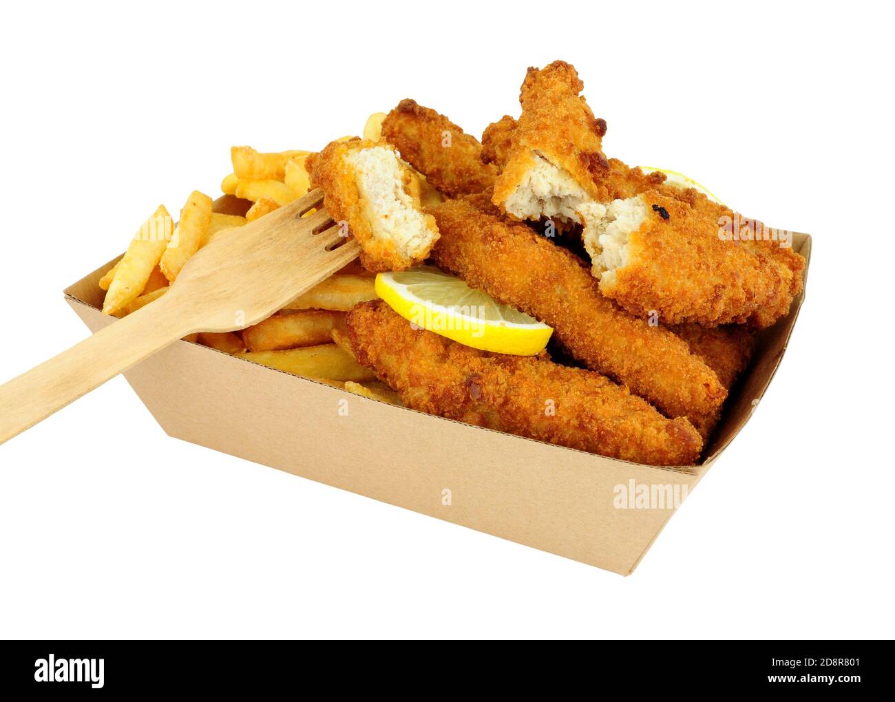 Chicken and chips takeaway box hi-res stock photography and images - Alamy
