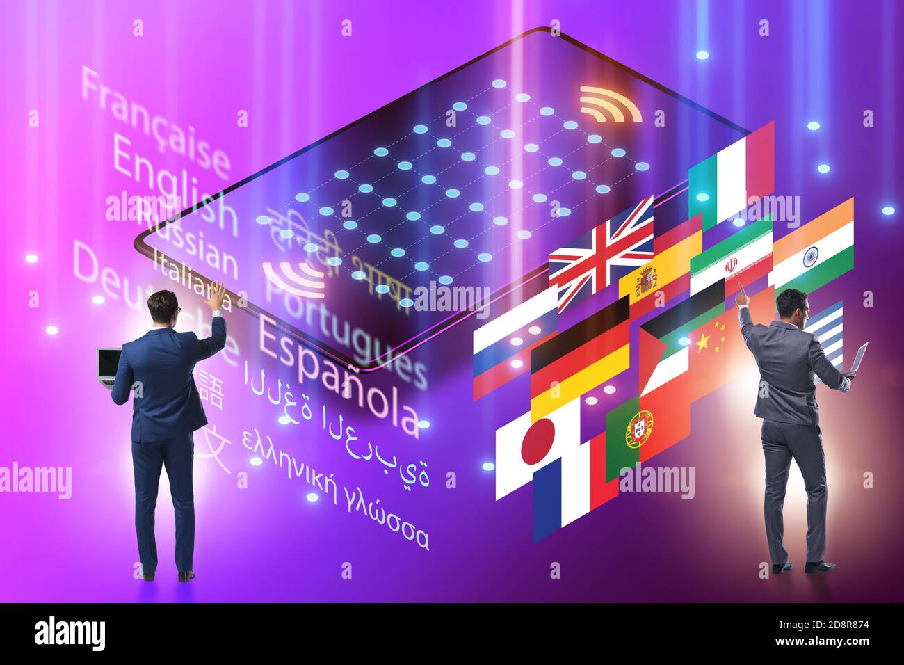 Concept of online real-time foreign language translation and learning ...