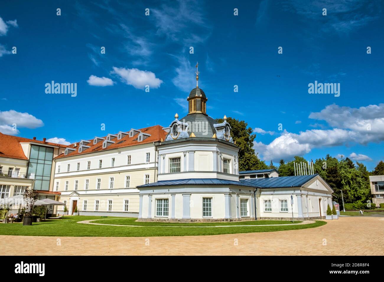 Blue bath, Turcianske Teplice spa resort, Slovak republic. Health ...