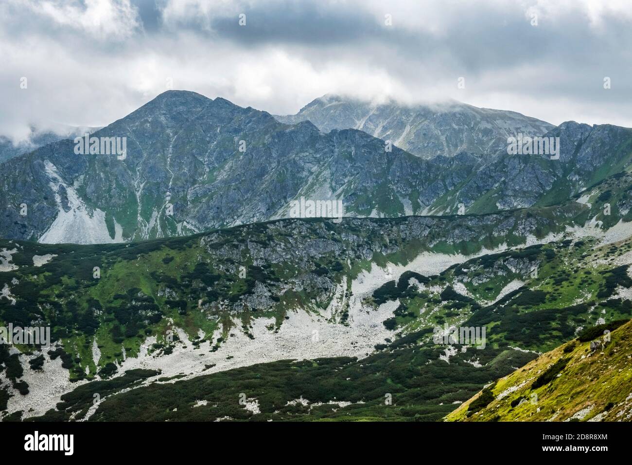 Western Tatras scenery, Slovak republic. Hiking theme. Seasonal natural ...