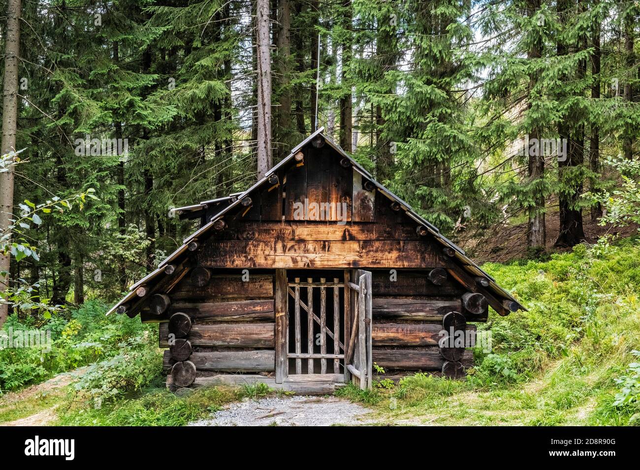 Open-air museum of the Orava village, Zuberec, Slovak republic ...