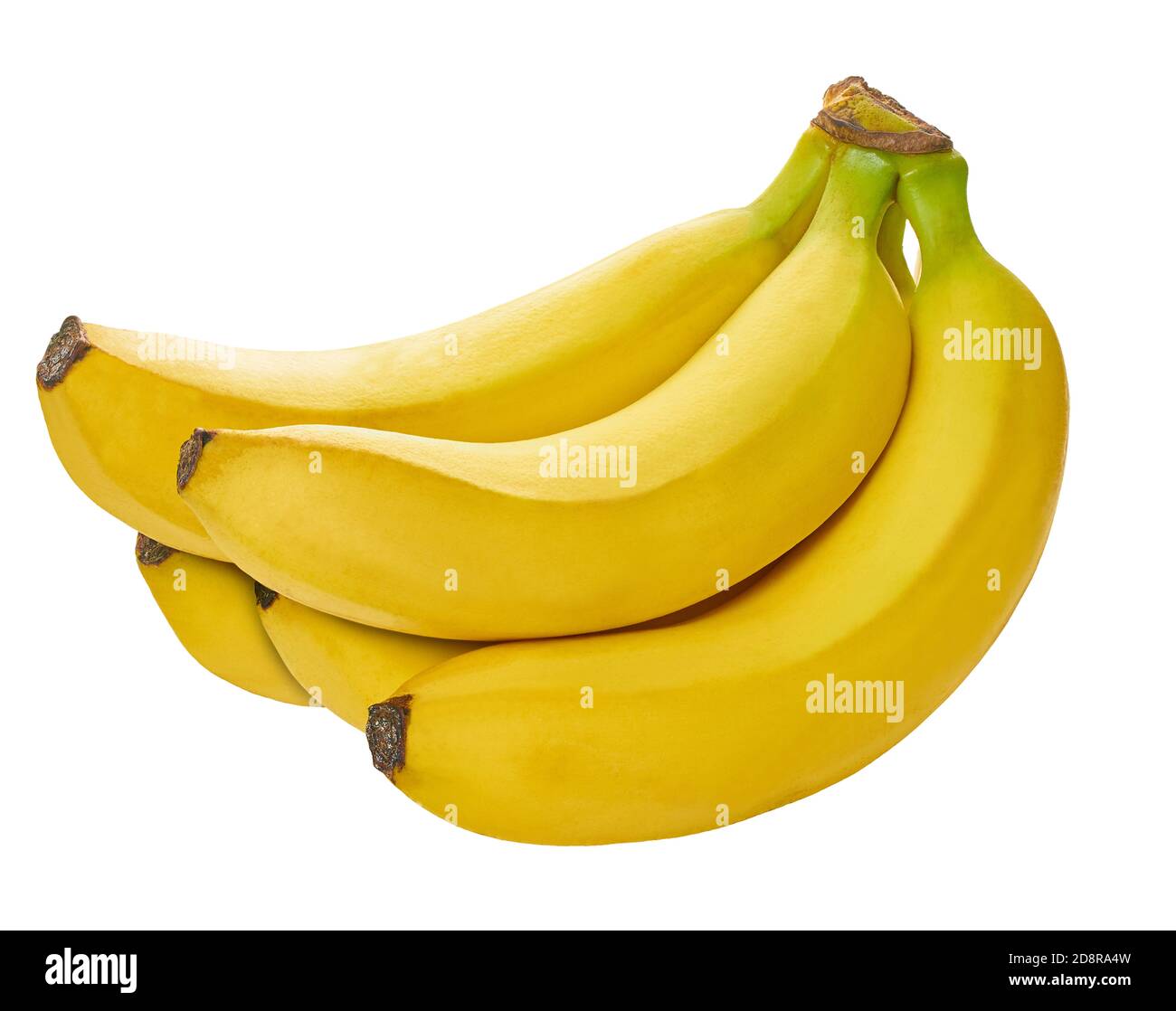 bananas on a white isolated background with clipping path Stock Photo ...