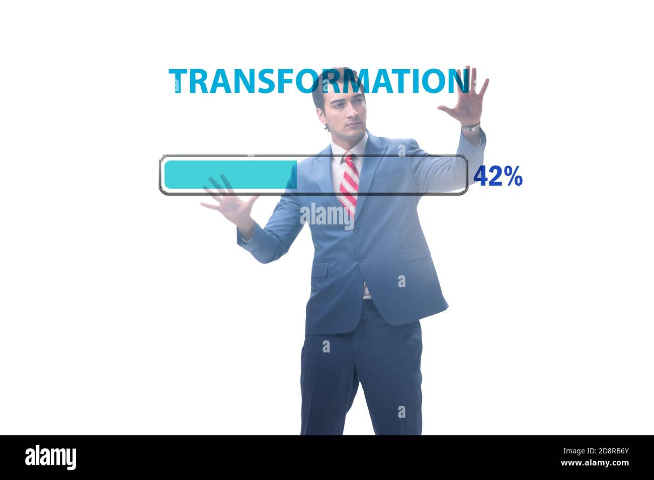 Concept of the corporate business transformation Stock Photo - Alamy