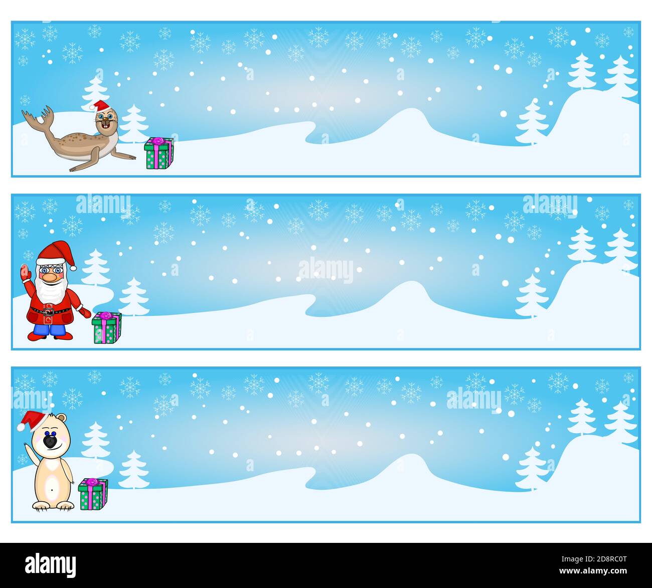 Seasons horizontal Stock Vector Images - Alamy