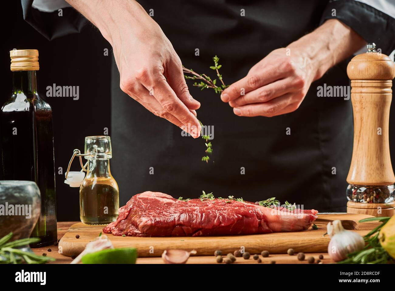 Chef throwing food hi-res stock photography and images - Alamy