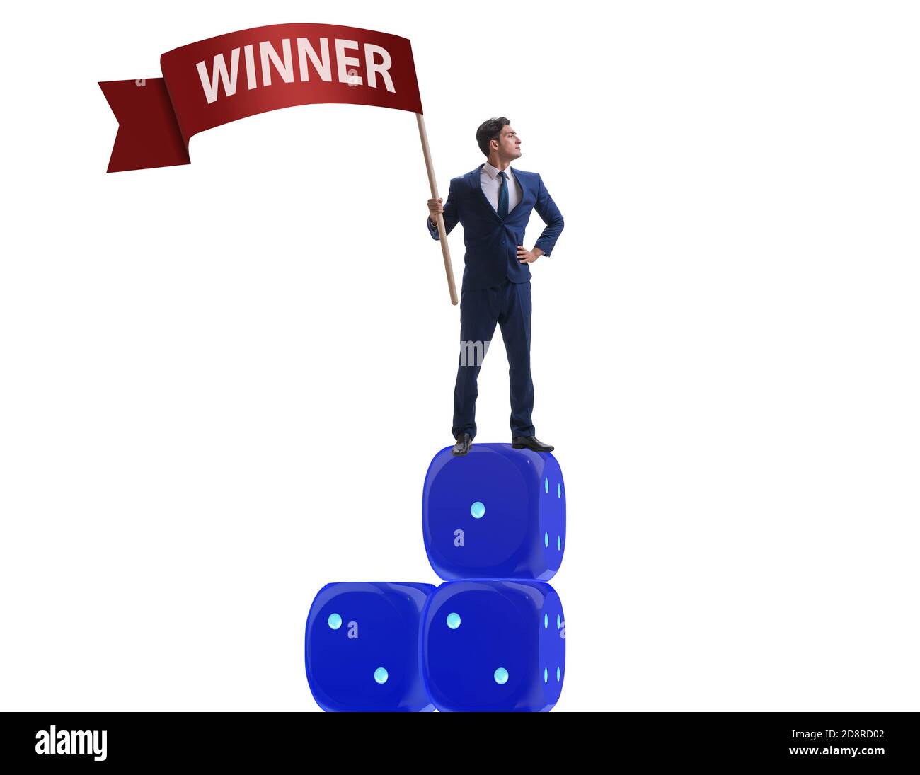 The successful businessman in winning business concept Stock Photo - Alamy