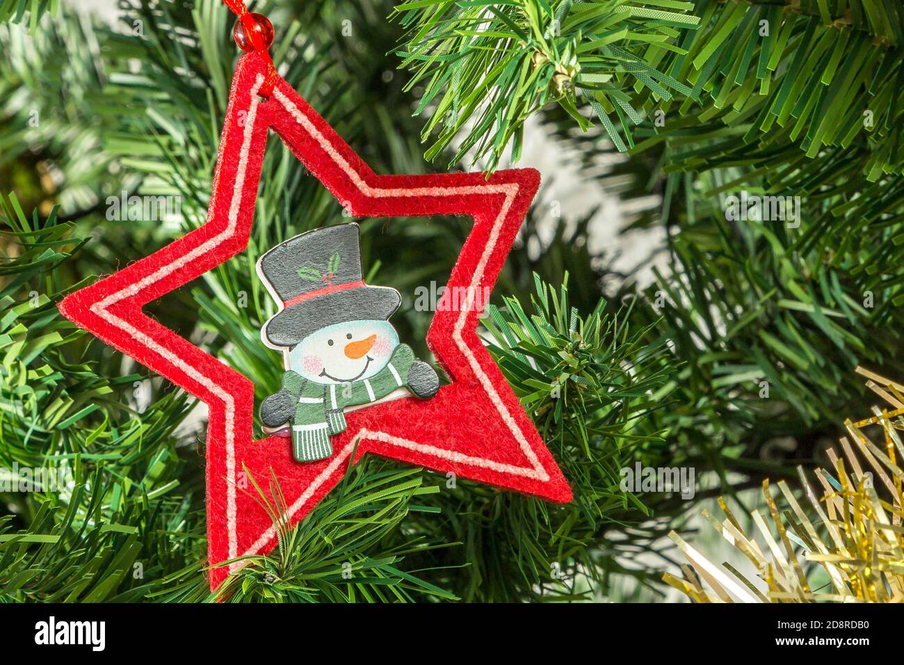 Cute decorative snowman fir hi-res stock photography and images - Alamy