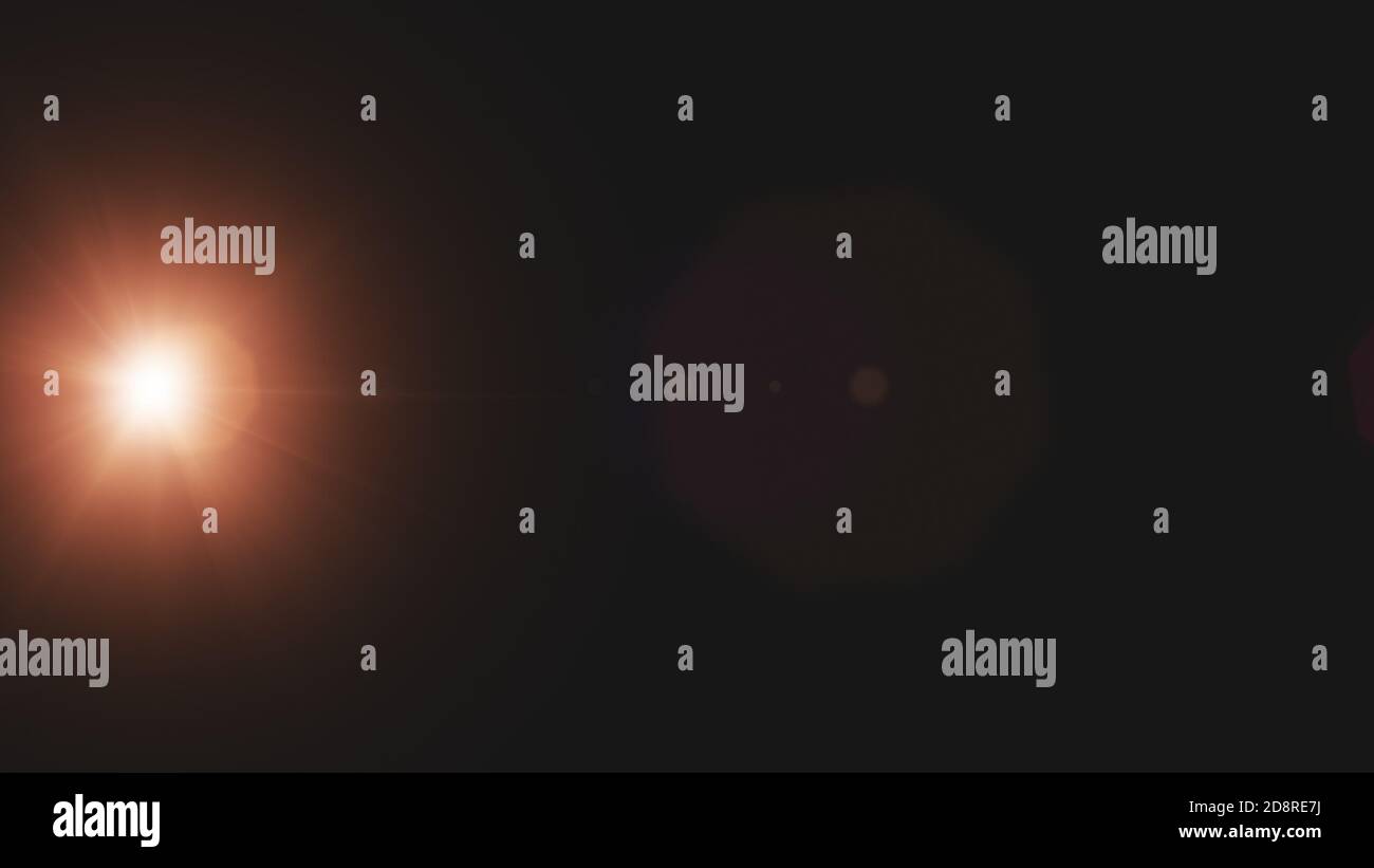 Light lens flare effect Stock Photo - Alamy