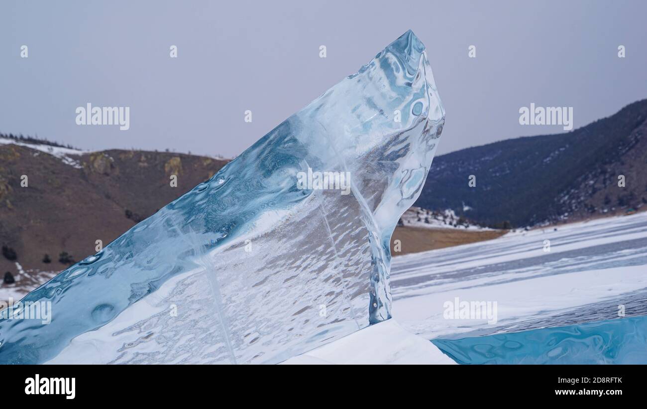 Blocks of ice at lake baikal hi-res stock photography and images - Alamy