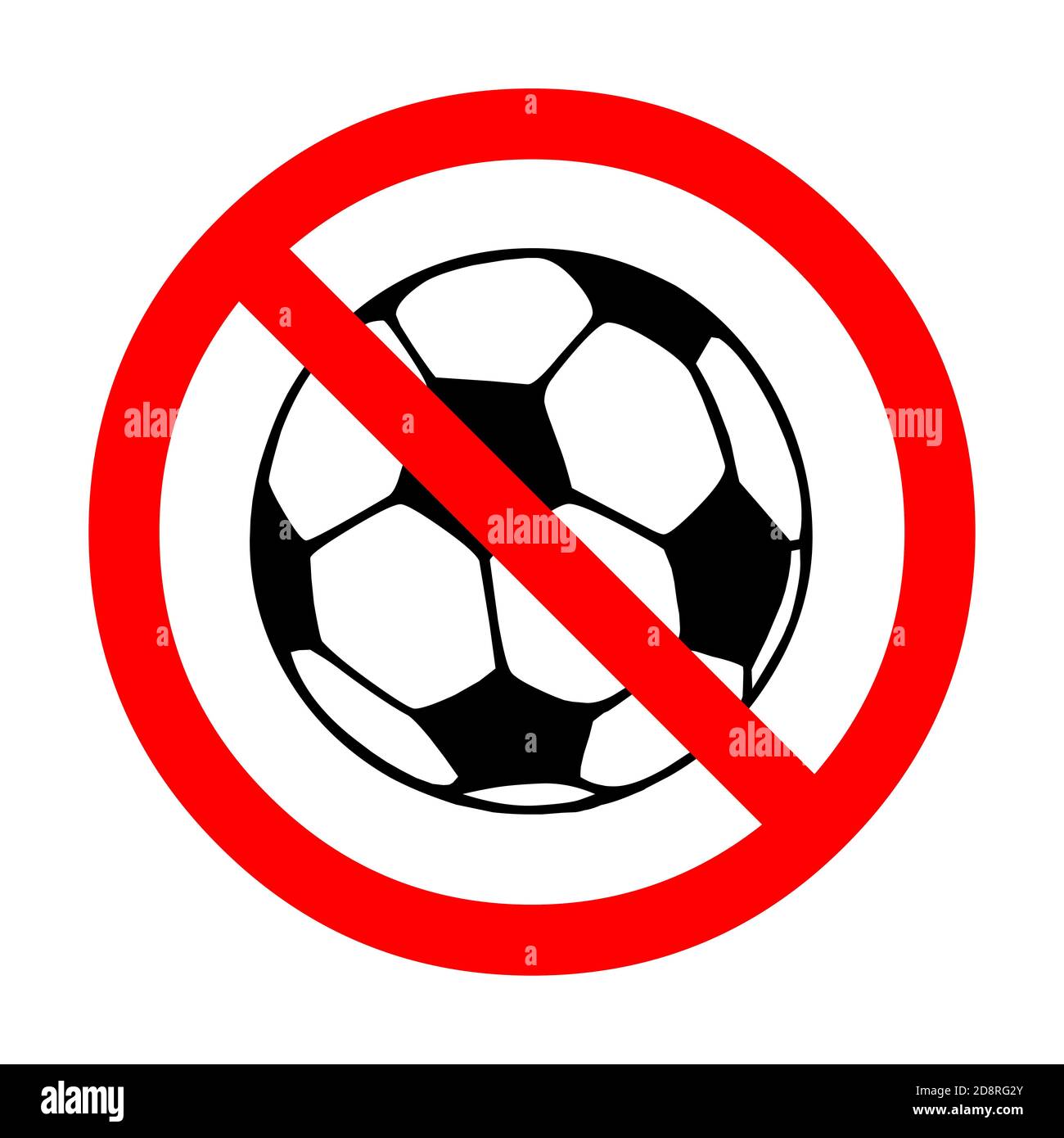 No Football Sign