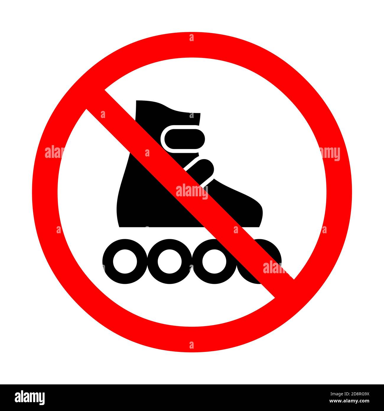 No roller sign Stock Photo - Alamy