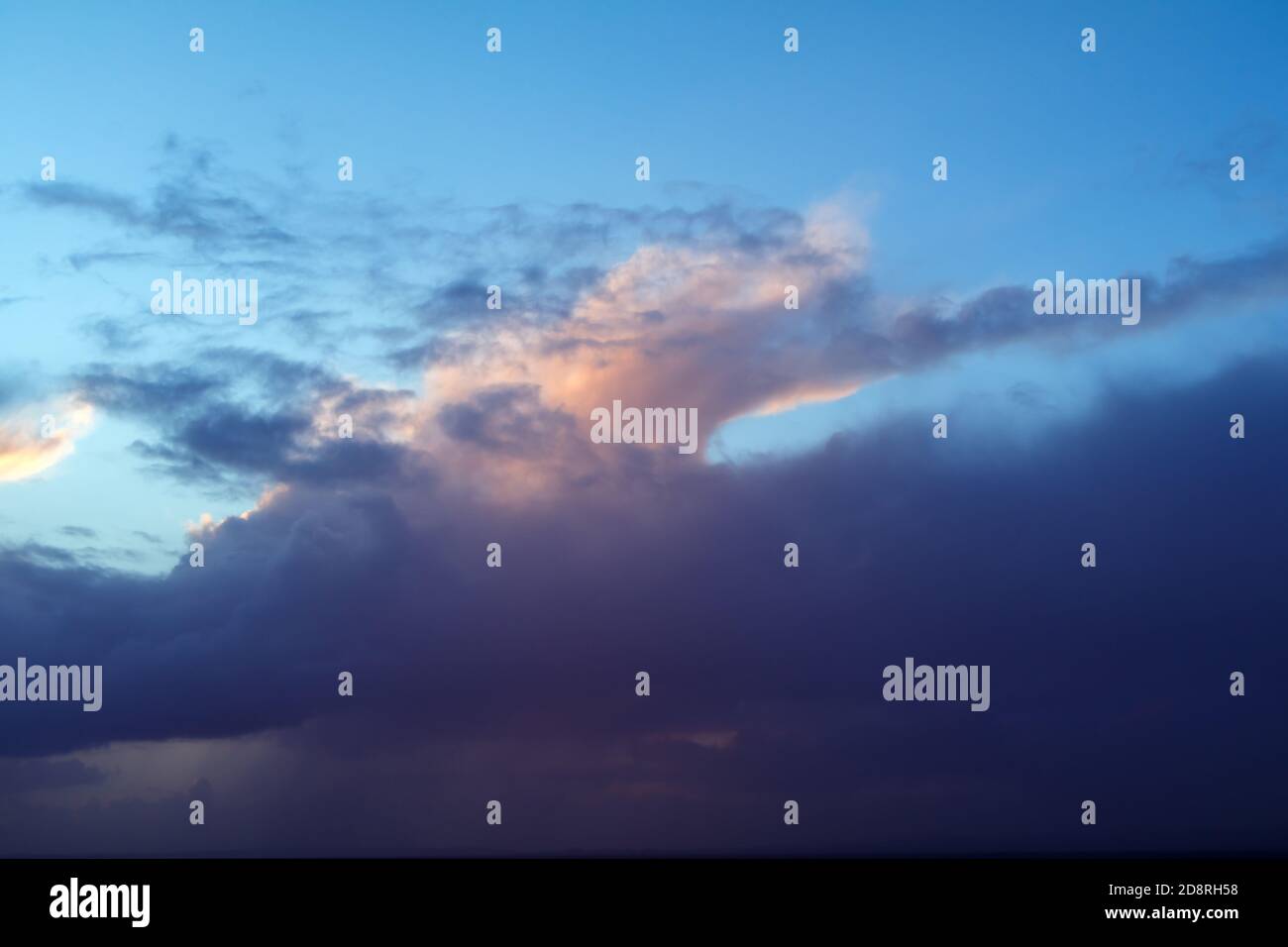 Sunset over the Bristol channel Stock Photo - Alamy