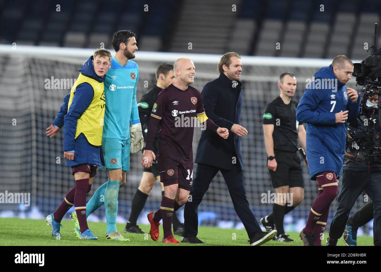Hampden Park, Glasgow.Scotland UK.31st Oct 20. Scottish Cup Semi Final ...