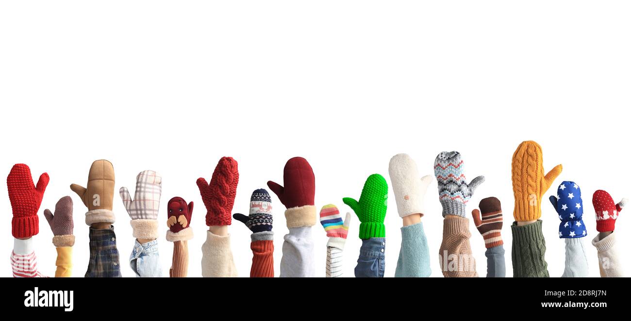 Walking together different Cut Out Stock Images & Pictures - Alamy