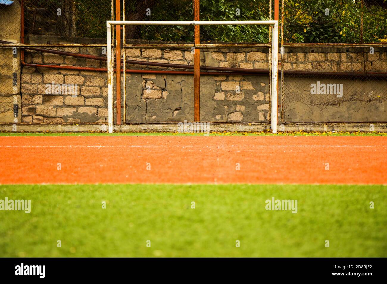Stadium field and grass close-up background Stock Photo - Alamy