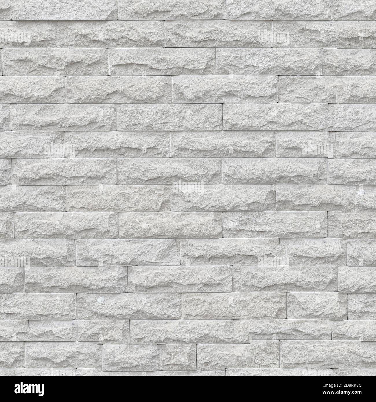 Unlimited endless seamless pattern of the white brick wall Stock Photo ...