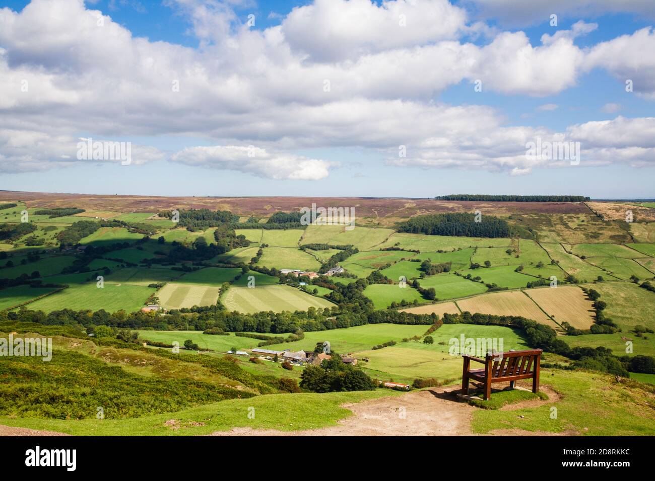 North york moor bench hi-res stock photography and images - Alamy