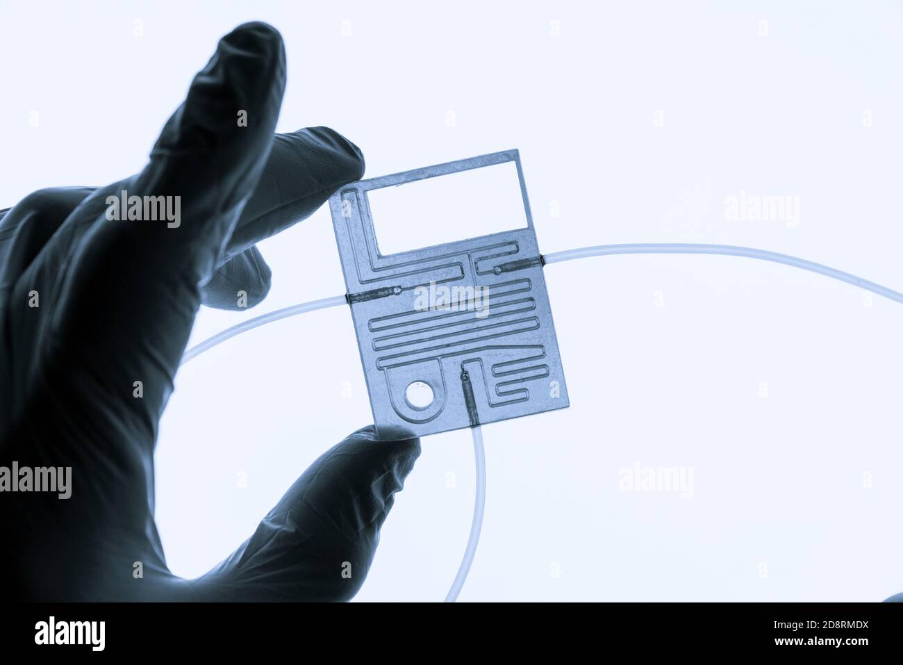 Organ on chip OOC and lab on chip LOC - microfluidic device chip that ...