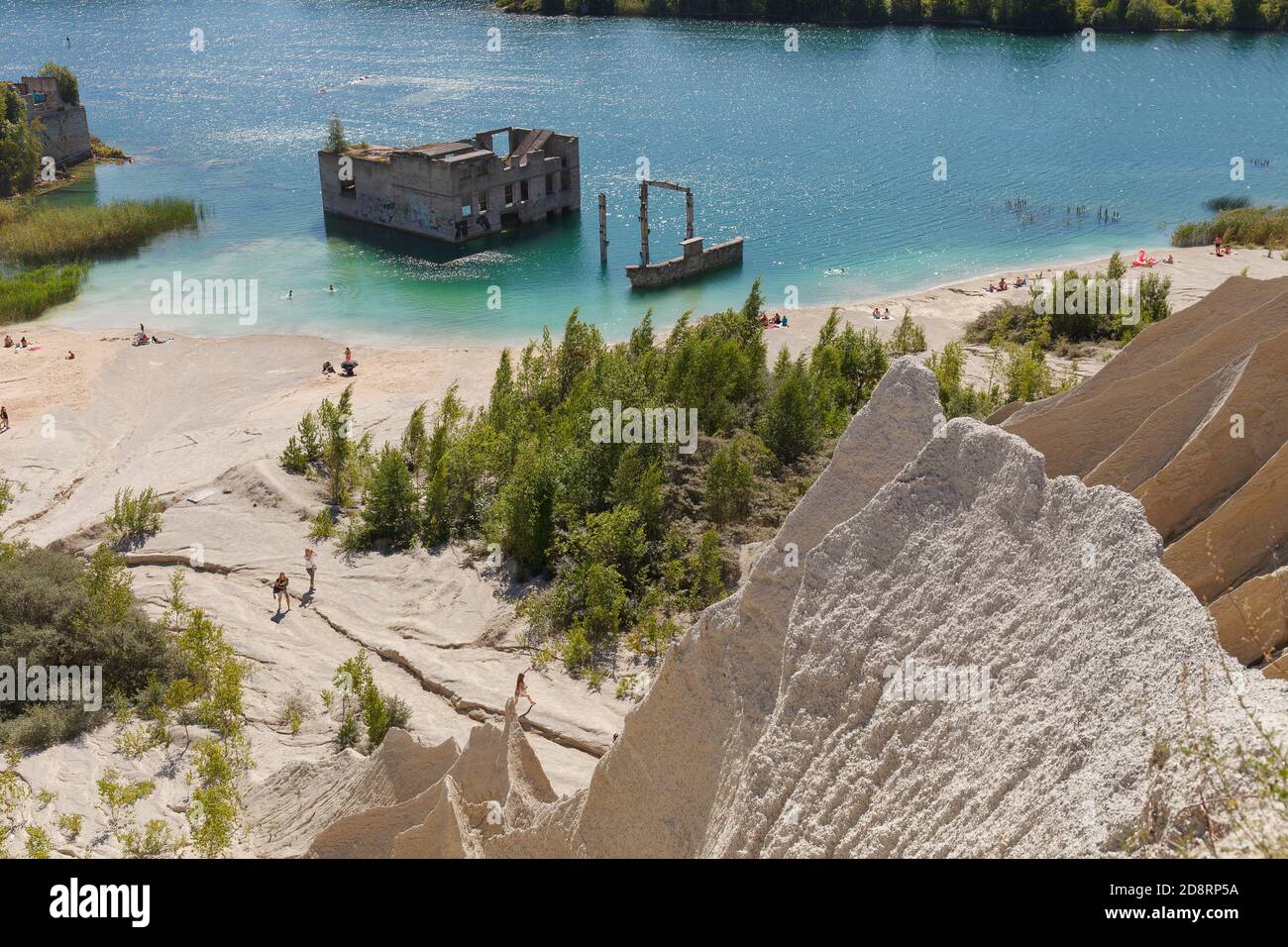 Abandoned Rummu quarry, Estonia Stock Photo - Alamy