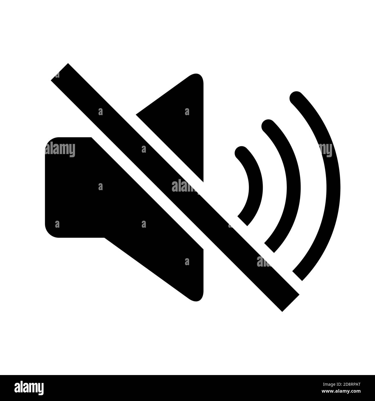 Music sound icon, audio volume symbol. Vector illustration graphic for ...