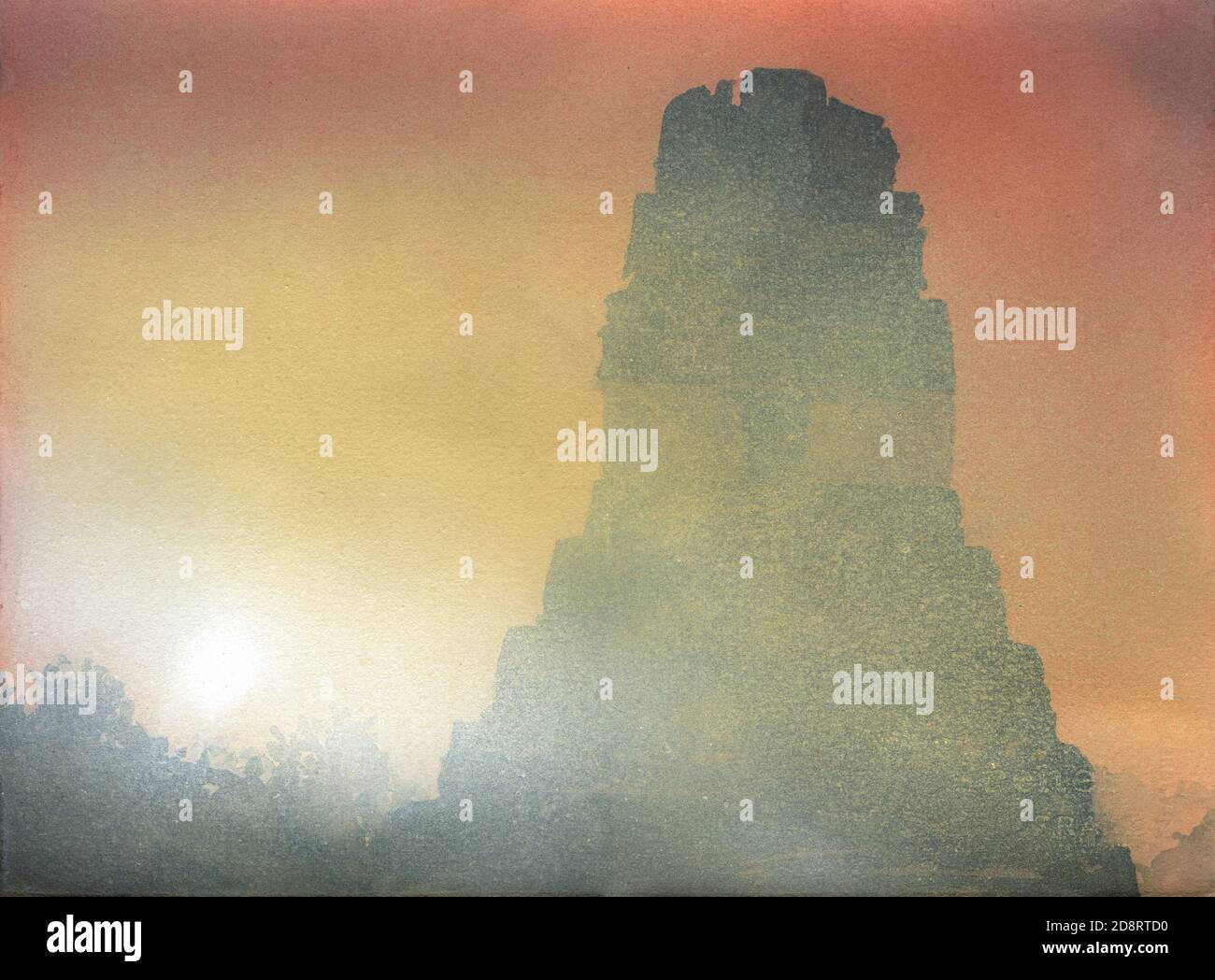 Tikal temple art hi-res stock photography and images - Alamy