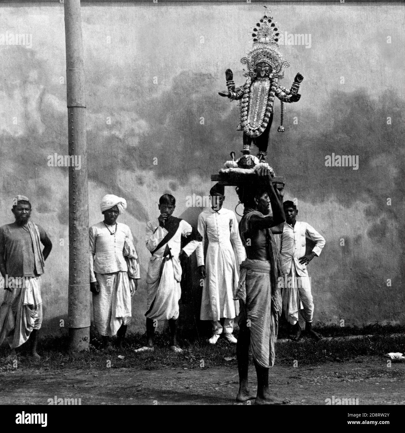 Hindu goddess ,Calcutta, India, ca 1910 Stock Photo - Alamy