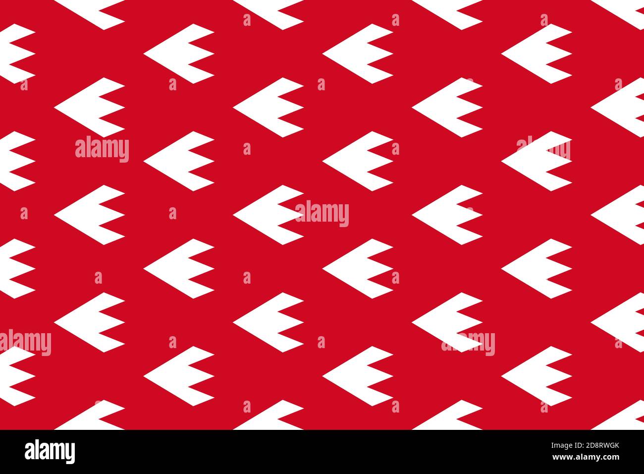 Simple geometric pattern in the colors of the national flag of Bahrain ...