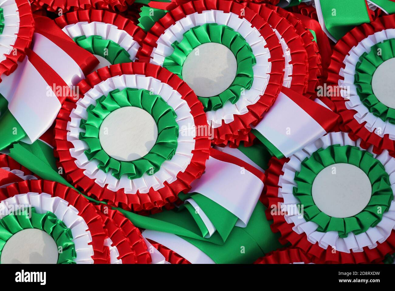 Italian tricolor cockade hi-res stock photography and images - Alamy