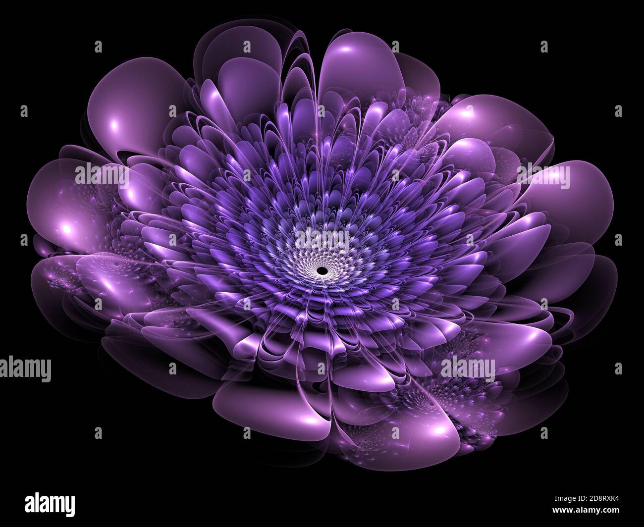 Flame Fractal - Flowers Design Stock Photo - Alamy