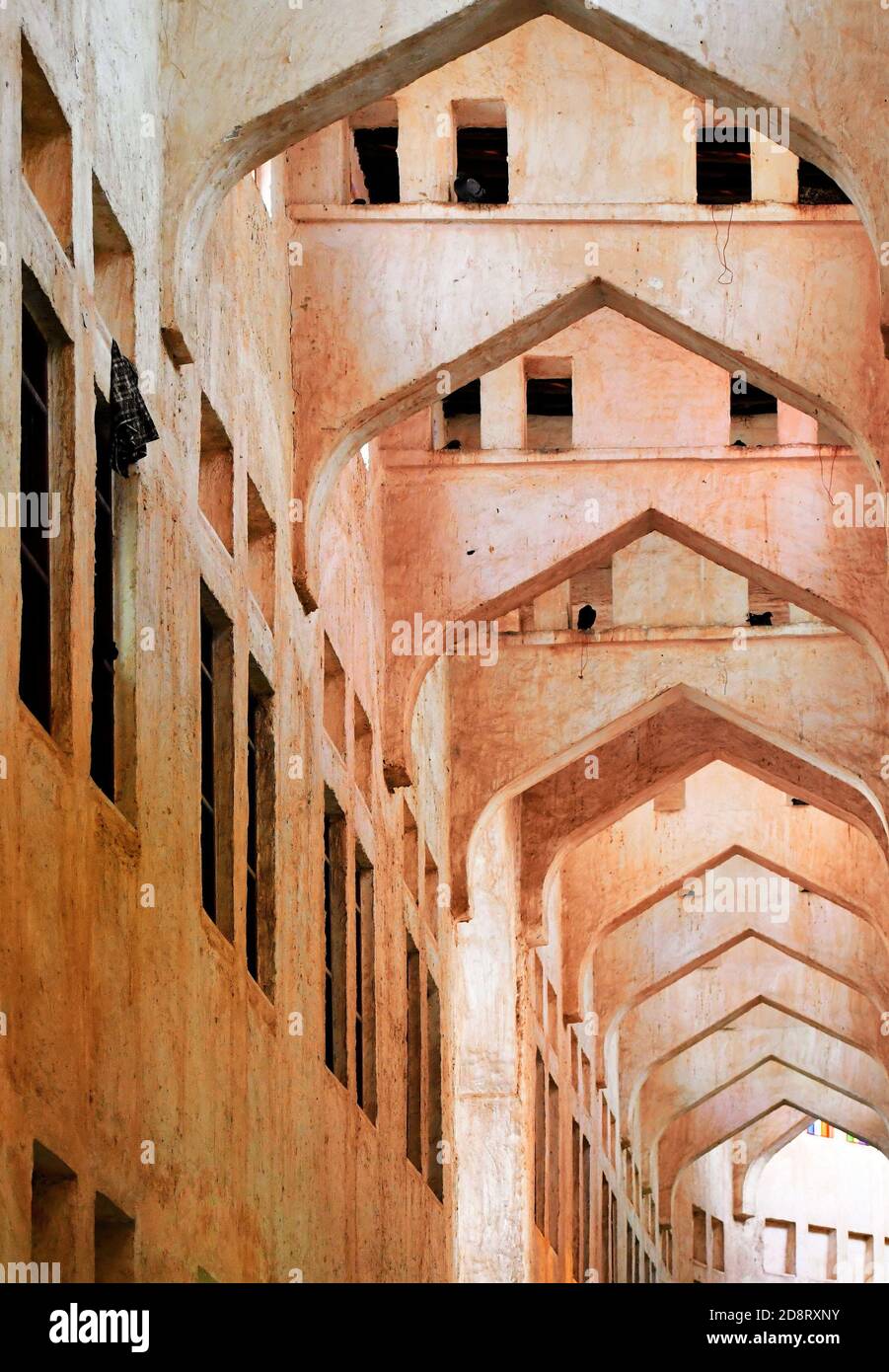 The roof and maze of alleys in Souq Waqif, Doha, Qatar Stock Photo - Alamy