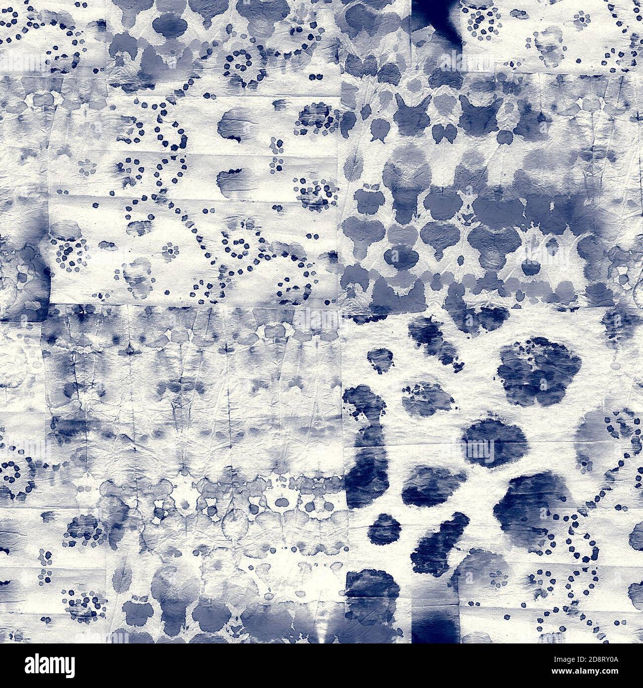 Alcohol ink indigo seamless background. Flow Stock Photo - Alamy