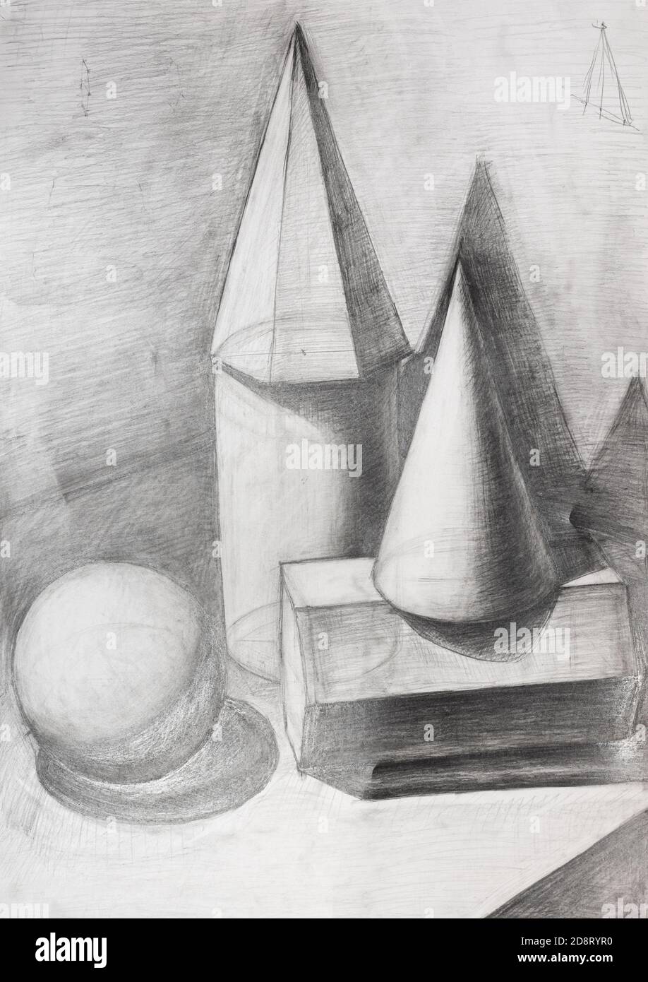 Geometrical shapes sketch hi-res stock photography and images - Alamy