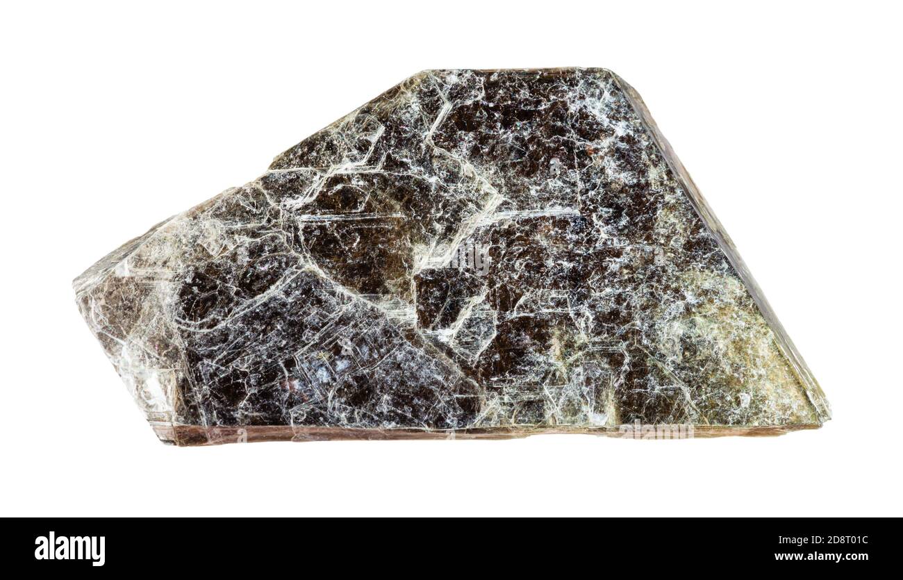 macro photography of sample of natural mineral from geological ...