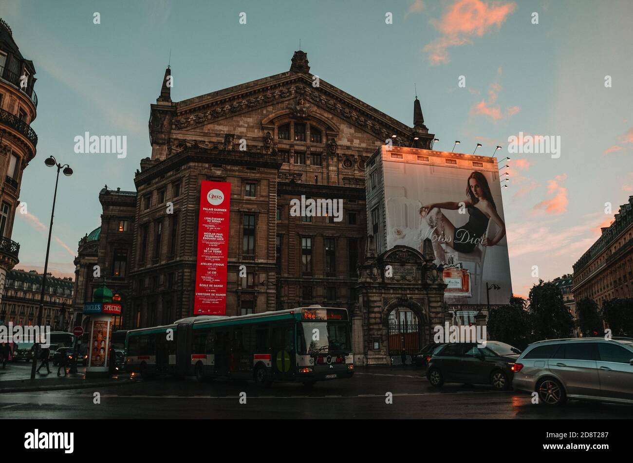 Beautiful landscape shot of the buildings in Paris Stock Photo - Alamy
