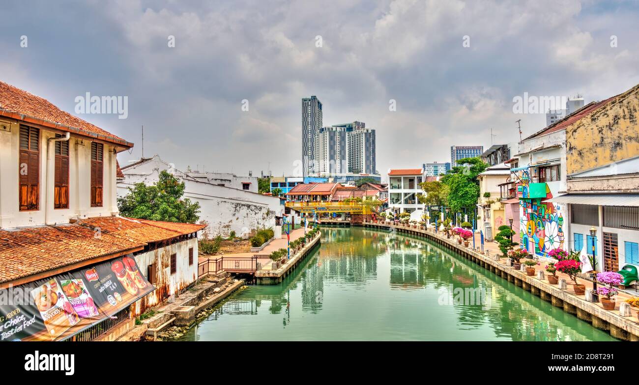 Melaka Historical center, Malaysia Stock Photo - Alamy