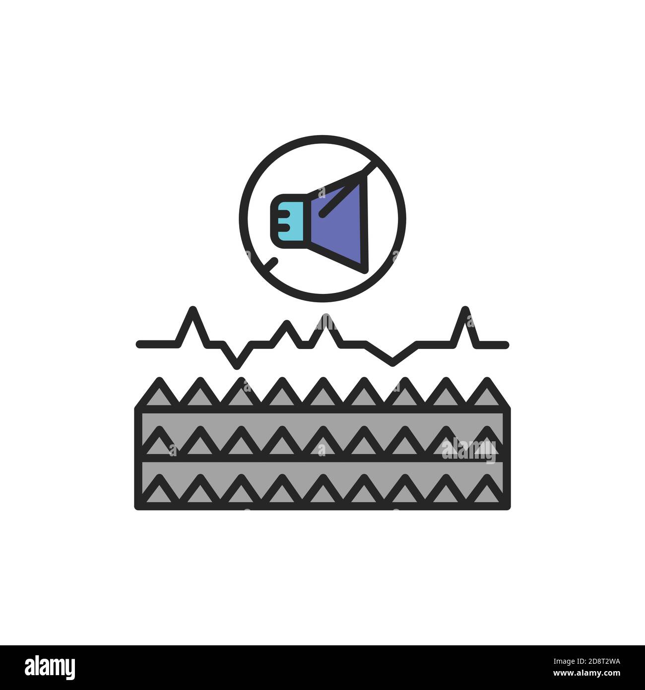 Sound absorbing material Stock Vector Images - Alamy