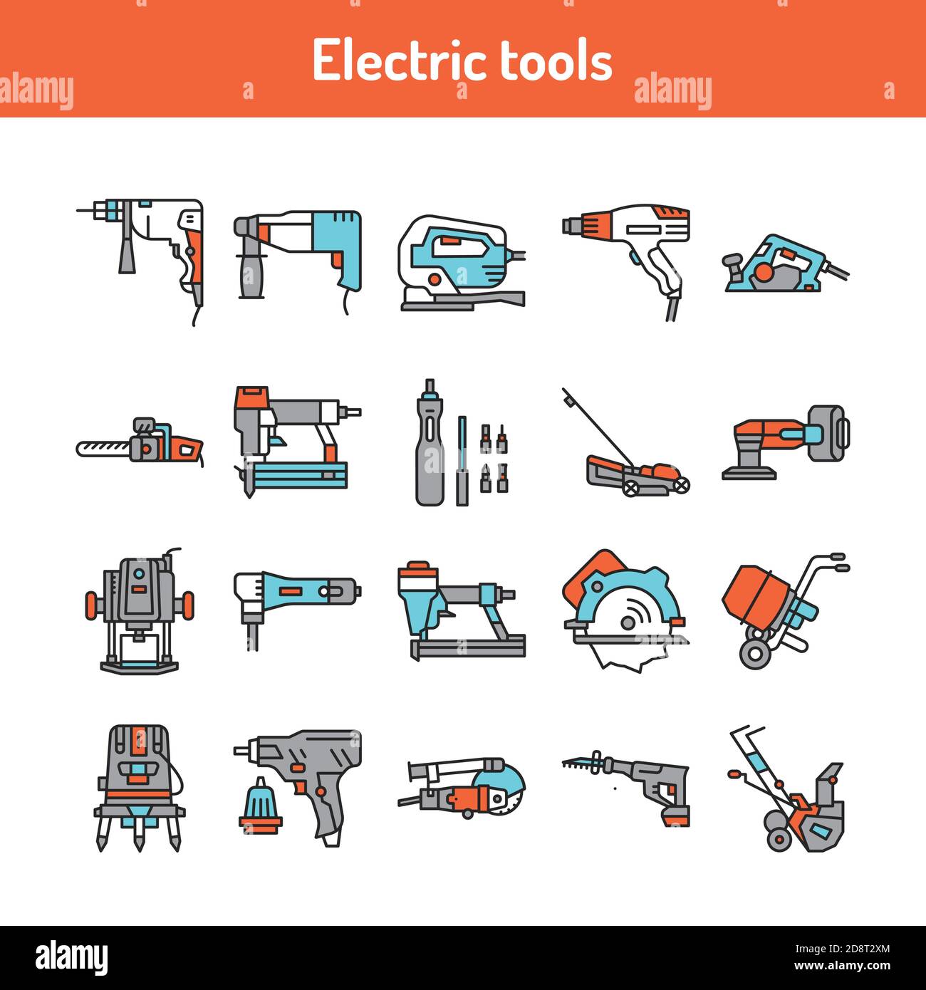 Power mower Stock Vector Images - Alamy
